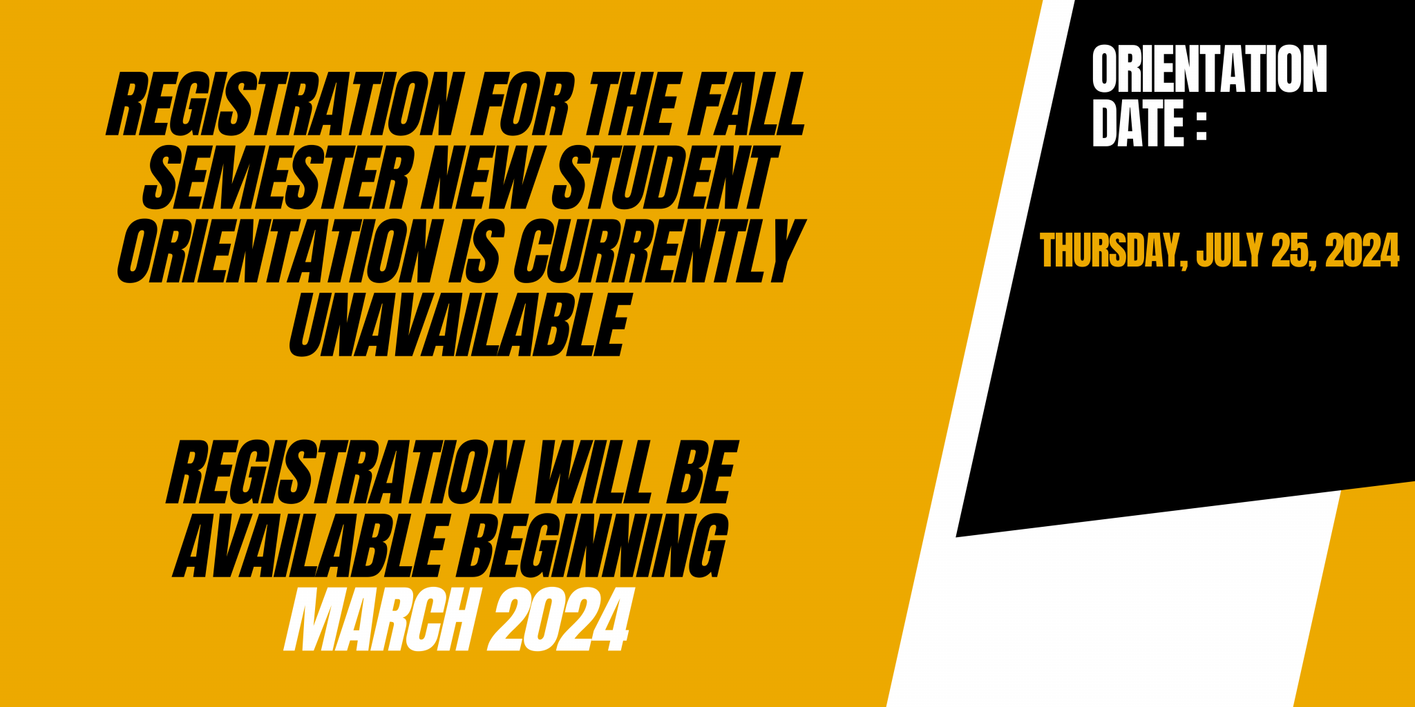 Fall Semester Orientation - West Georgia Technical College